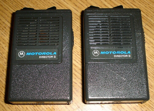 Lot of 2 Vintage Motorola Director II Pager with Belt Clip | eBay
