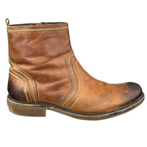 Roan X Bed Stu Mens Crestone Brown Distressed Chelsea Boot Size US 11 ...