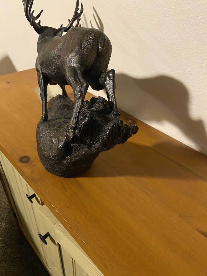 Fountain Creek Productions Bronze Deer Big Monster Buck Statue 17 ...