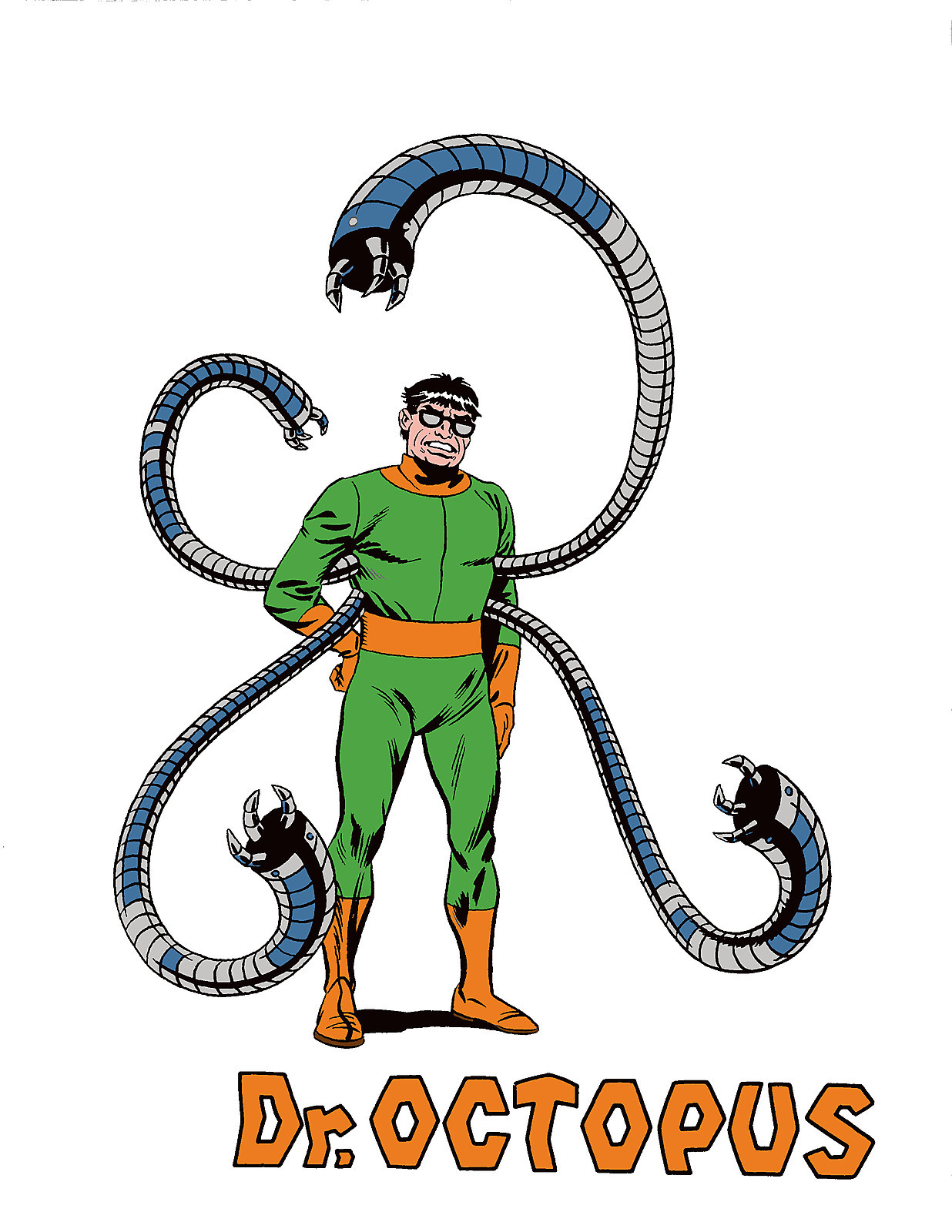 AMAZING SPIDER-MAN - DR. OCTOPUS PRINT Vintage 1960's Artwork ...