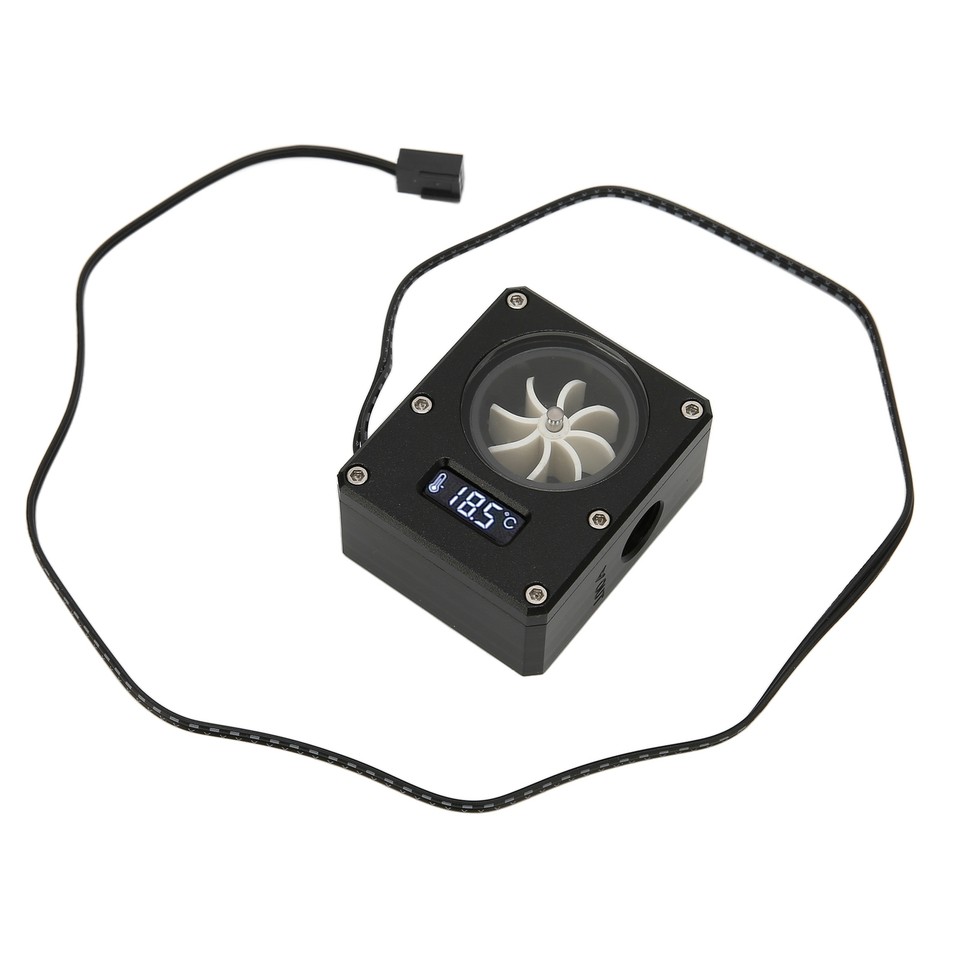 PC Water Cooling Meter LCD Display Meter Indicator For PC For Water ...