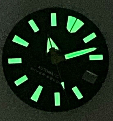 42mm Blue Dial NH35A Automatic 200M Dive Watch Men Sapphire 120 Click ...