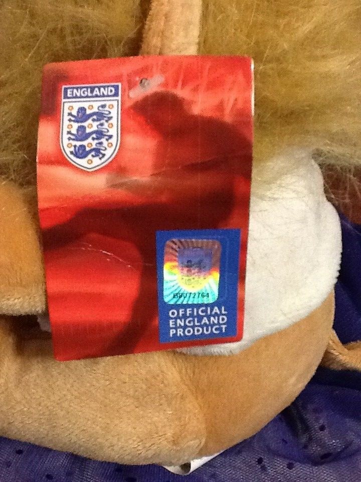England Lion Mascott - 8" Official England FA World Cup Lion Soft Toy ...