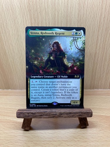 Extended Art Yenna Redtooth Regent - NM - WOE 0365 MTG Magic The ...