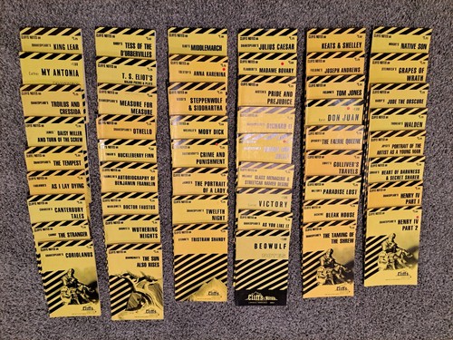 Vintage Lot Of 52 Cliffs Notes Study Guilds. | eBay