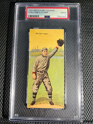 1911 T201 MECCA DOUBLE FOLDERS MCCABE STARR PSA 2 GOOD | eBay
