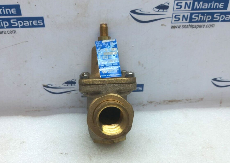 Watts Regulator N35B Pressure Regulator Valve Size ¾ Set: 50Psi Range ...