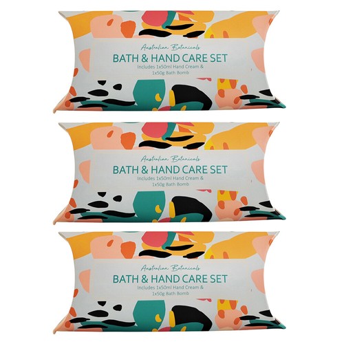 3x 2pc Urban Melody Australian Botanicals 50g Bath Bomb & 50ml Hand ...