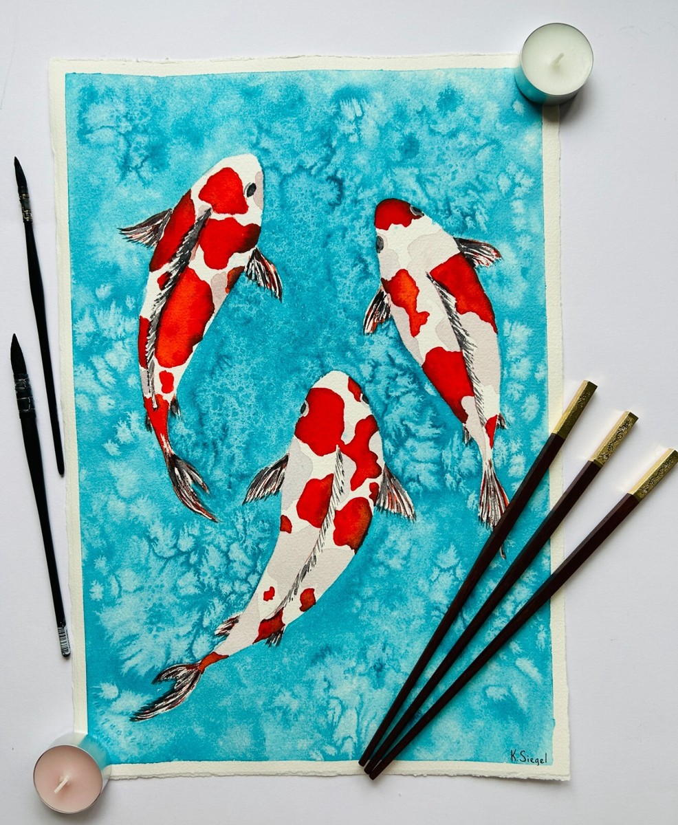 Simple Koi Painting