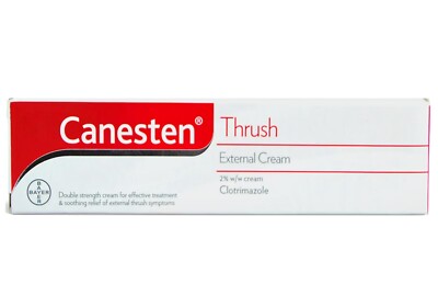 Canesten 2% Thrush Cream - Relief From Thrush, Itching & Irritation ...