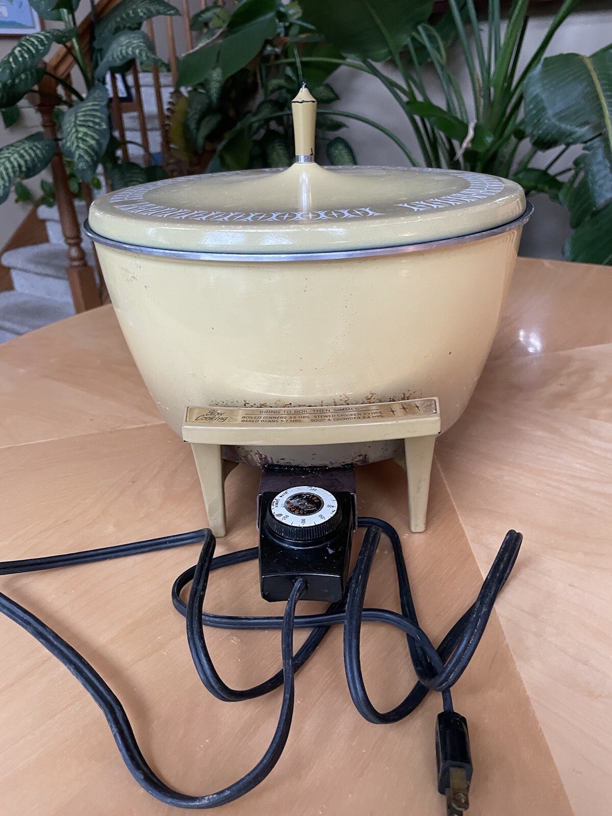 Vtg Oster Super Pot All Purpose Electric Slow Simer Cooker Fryer Yellow ...