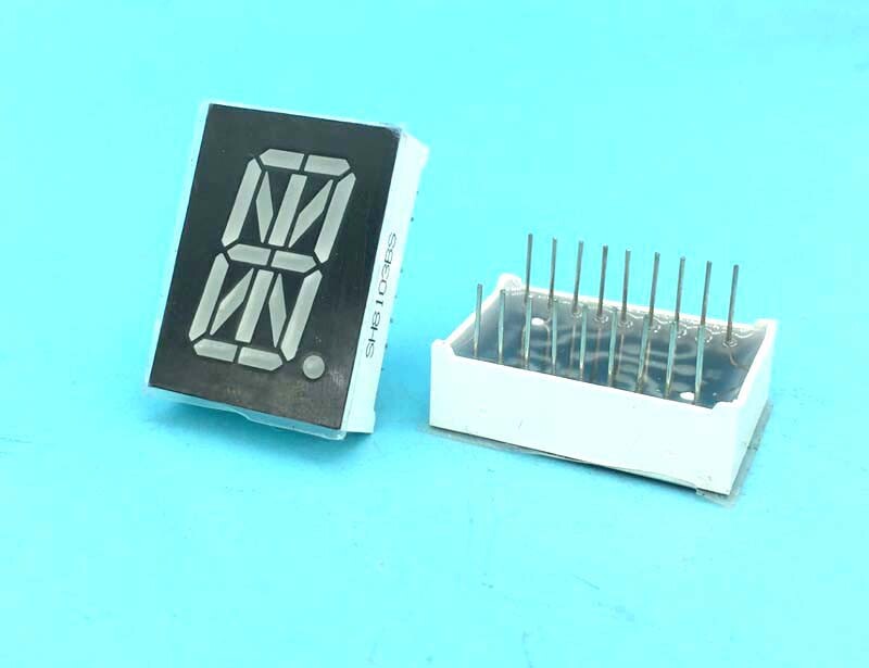 Red LED Display Common Anode/cathode 0.8" 1 Digital 16 Segments 27 ...