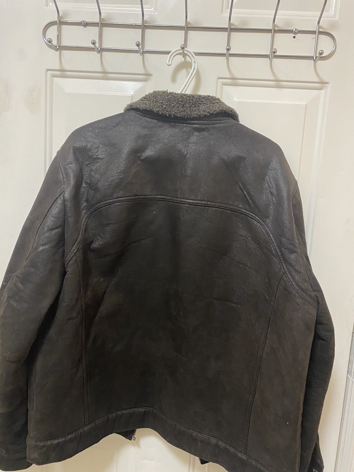 Vintage Danier Men’s Leather Jacket brown large size. see pictures | eBay
