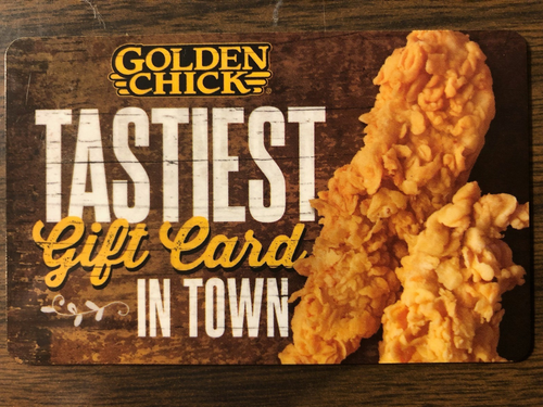 Golden Chick Gift Card $50.00 Value. Free Shipping! | eBay