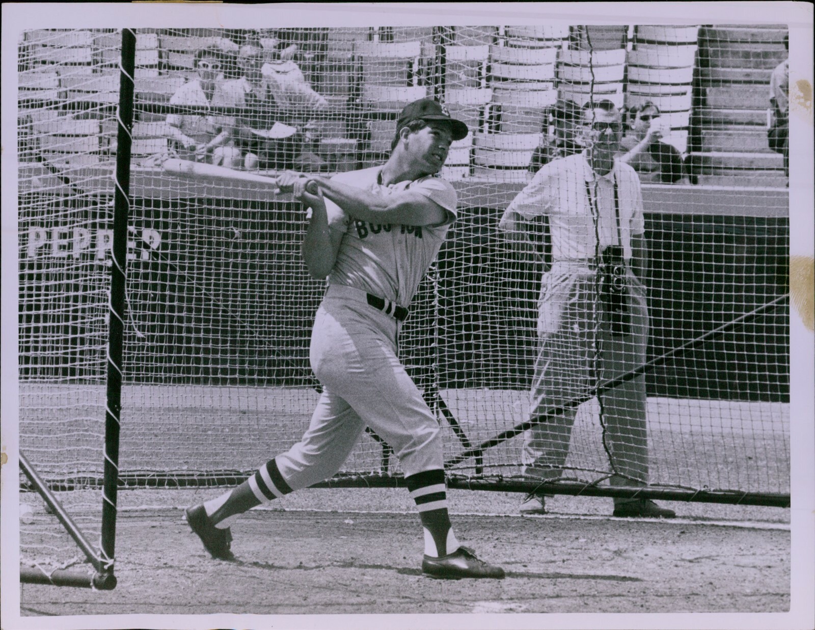 LG786 1968 Original Photo JOE LAHOUD Boston Red Sox Baseball Designated ...