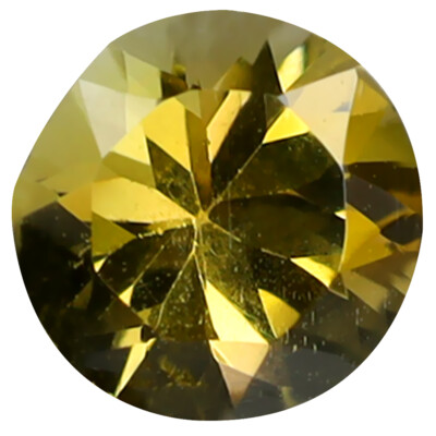 0.54 ct Fair Round Cut (5 x 5 mm) Tanzania Yellow Tanzanite Natural ...
