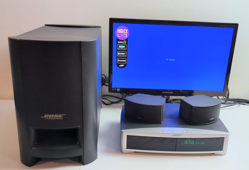 Bose 3-2-1 II DVD Home Entertainment System HDMI Tested Complete Free ...