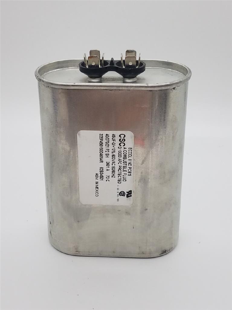 CSC Capacitor Oil Filled 45UF/600 VAC 50/60HZ - Commonwealth Sprague ...