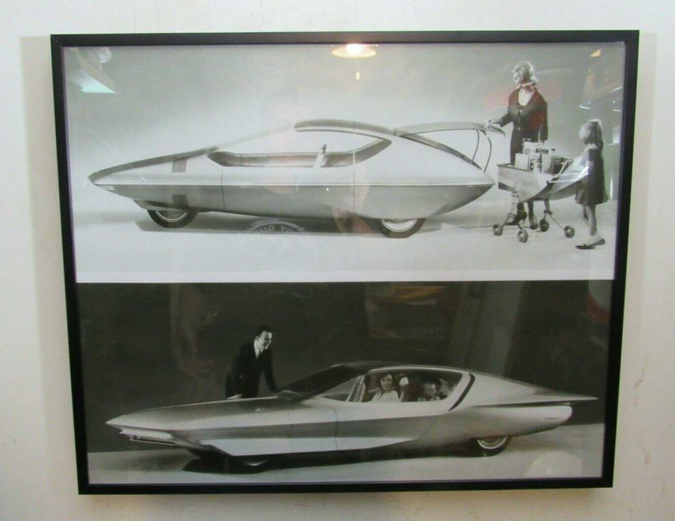 Large Vintage 1964 General Motors Firebird IV Concept Cars Framed Photo ...