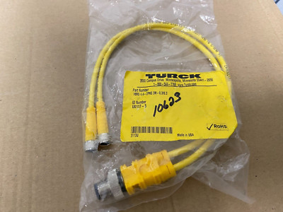 Turck VBRS 4.4-2PKG 3M-0.3/0.3 Cordset Splitter U0117-3 | eBay