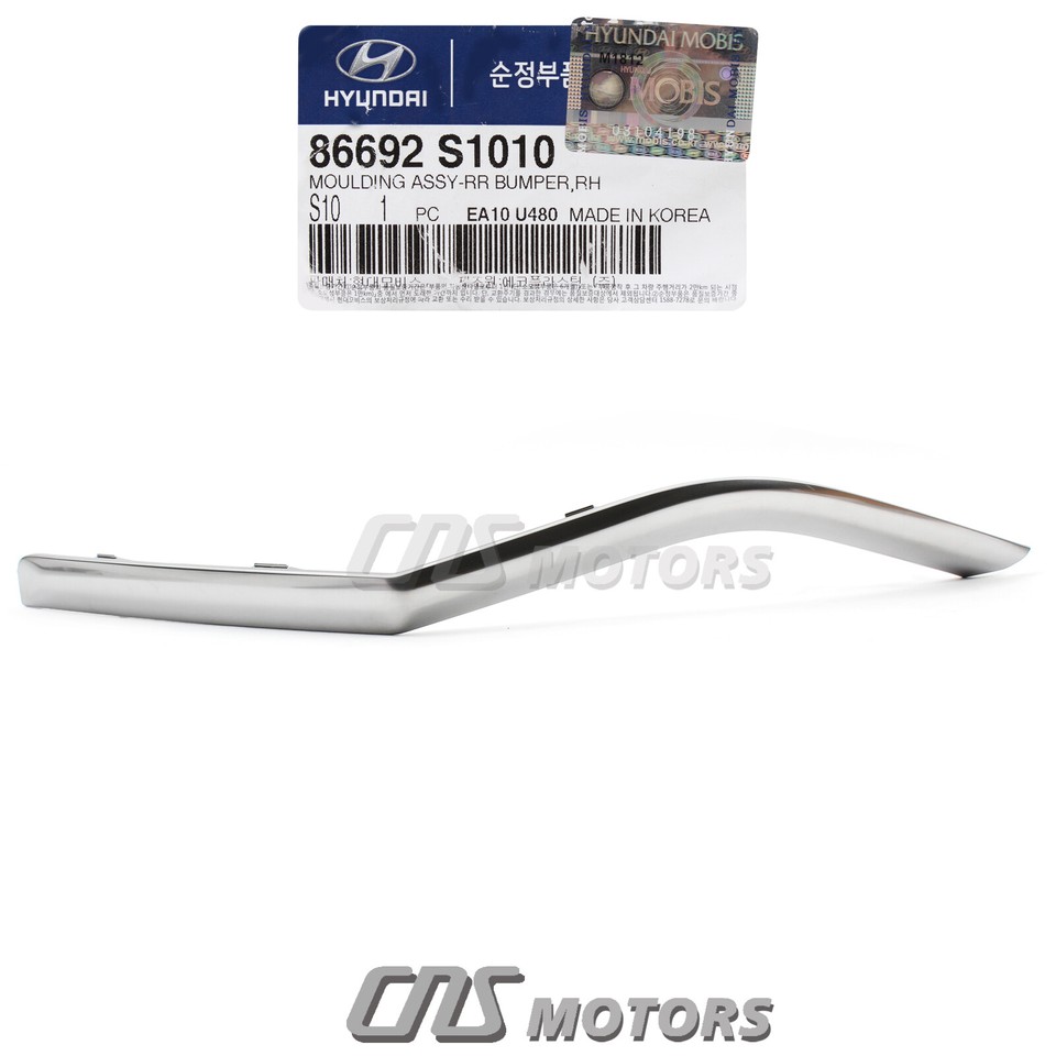GENUINE Hyundai Santa Fe 19-20 for Rear Bumper Molding LEFT & RIGHT ...