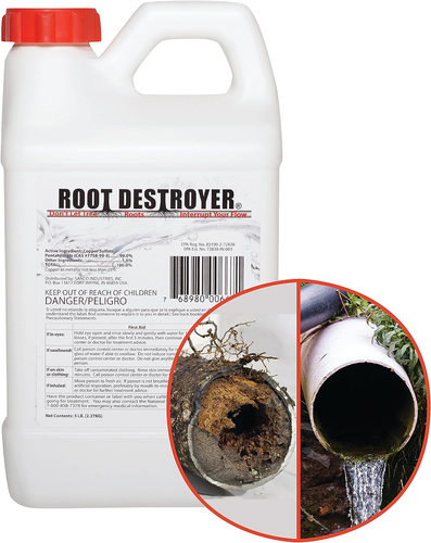 Root Destroyer - 5Lbs - Root Killer for Sewer, Pipe & Drain Lines ...