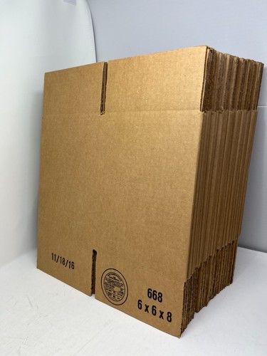 6x6x8 STRONG SHIPPING BOXES 32 ECT 24 Pack 6 x 6 x 8 668 | eBay
