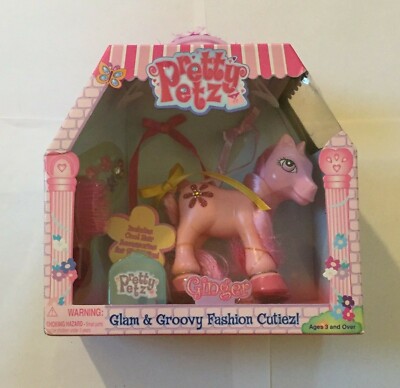 Pretty Petz GINGER Pink My Little Pony Glam & Fashion Cutiez RARE Fakie ...