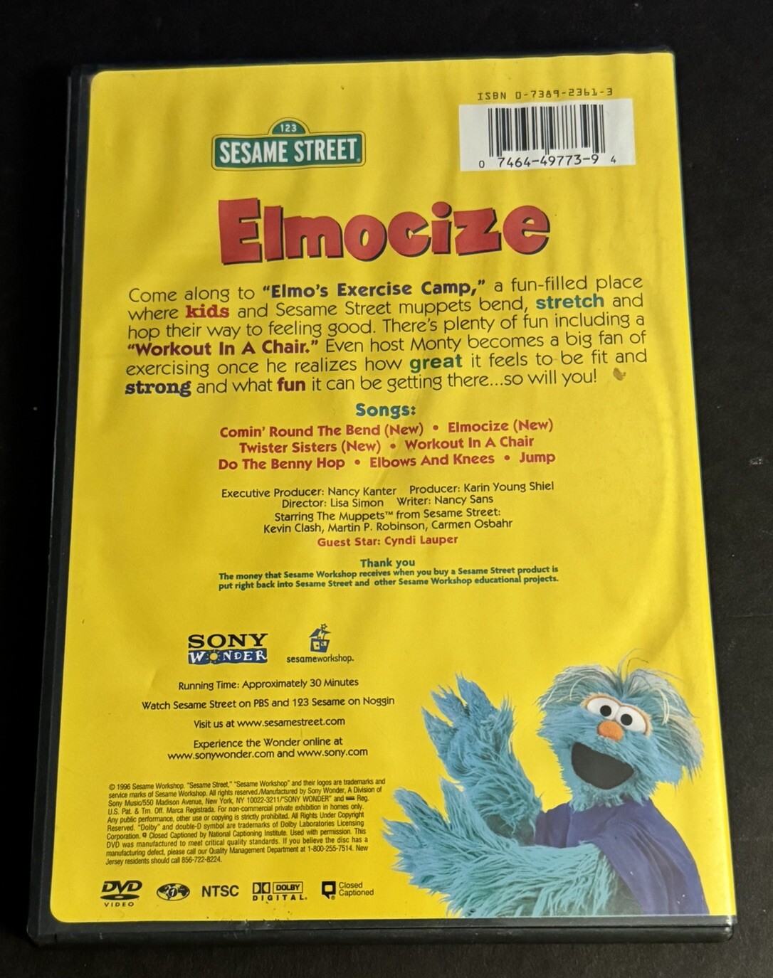 Sesame Street Elmocize DVD with Elmo's | Grelly USA