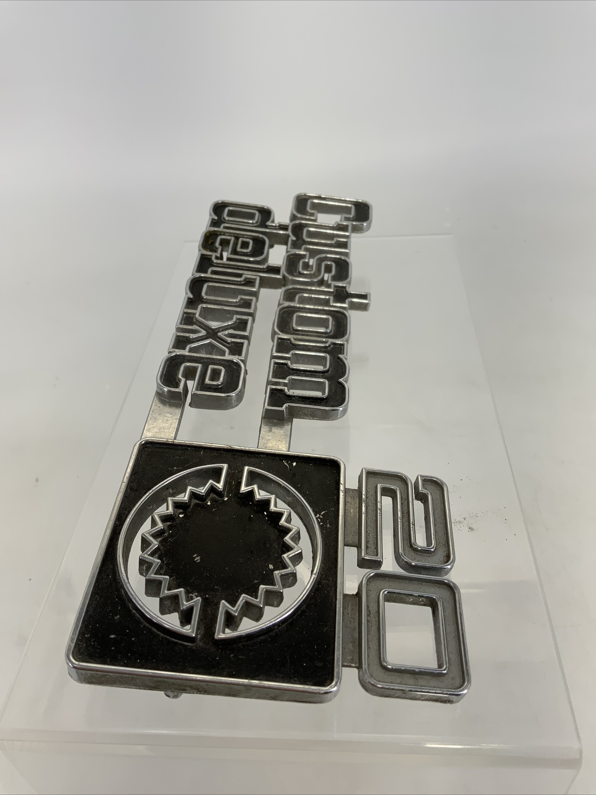 1975-1980 Chevrolet Chevy Custom Deluxe 20 Truck Emblem Badge | eBay