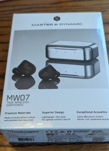 MASTER & DYNAMIC Tortoiseshell MW07 True Wireless Earphones Earbuds | eBay