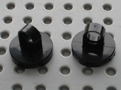 2 x LEGO Tile with Lifting Ring Thick ref 74698 / 31029 60052 60093 ...