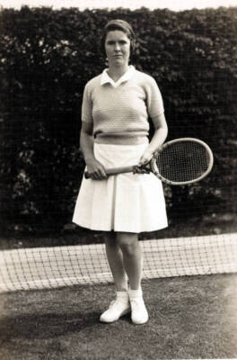 Tennis Circa 1930 Miss S Palfrey W Old Photo | eBay