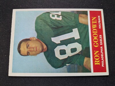 1964 Philadelphia Football Card # 133 Ron Goodwin - Philadelphia Eagles ...