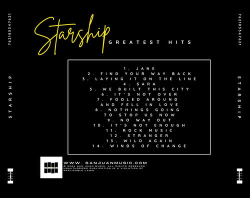 Starship - Starship's Greatest Hits [New CD] Alliance MOD 762185347621 ...