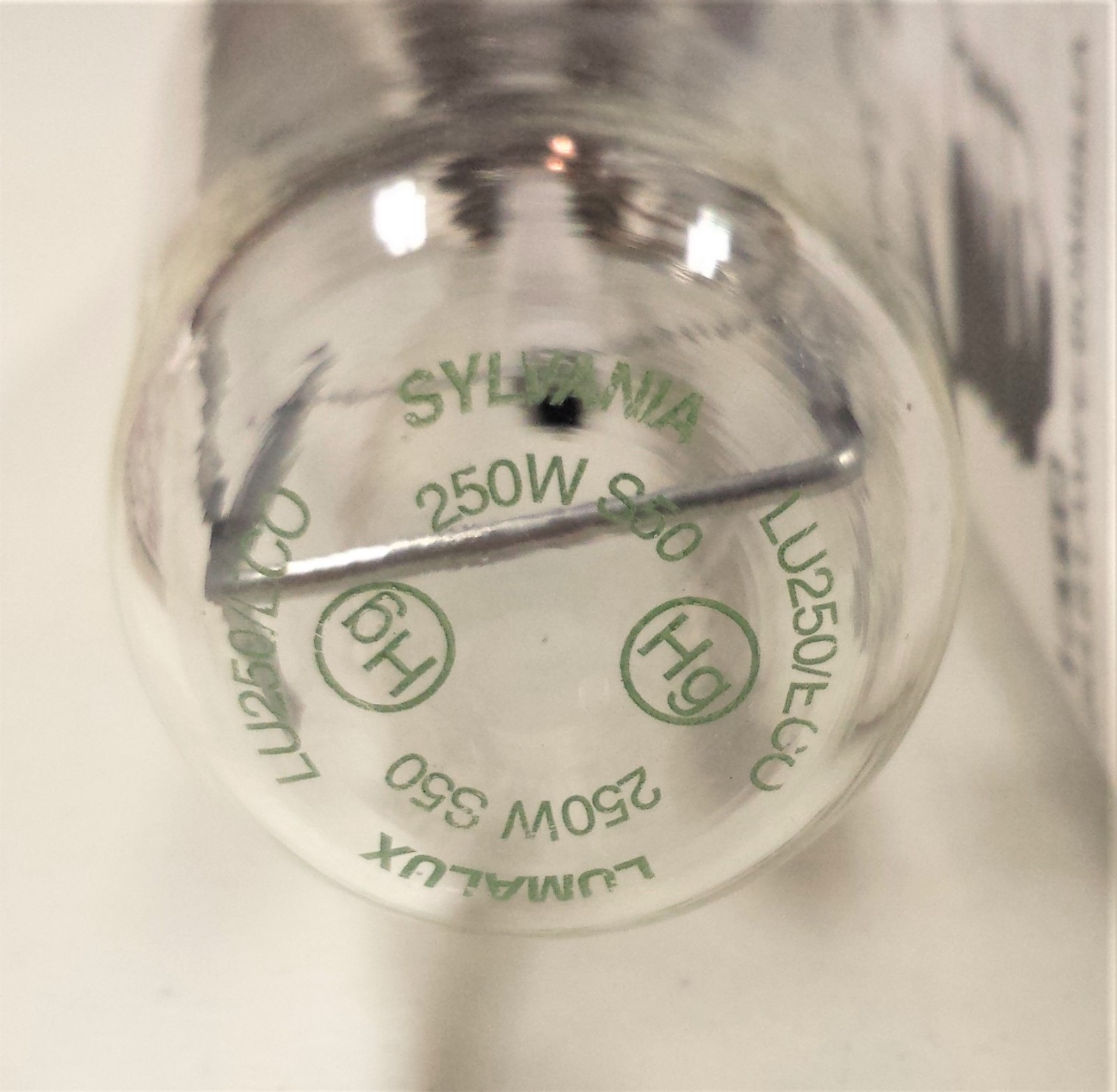 (CASE OF 6) Sylvania LU250/ECO HPS Lamp, S50/O, ED-18, 67578 - or GE ...