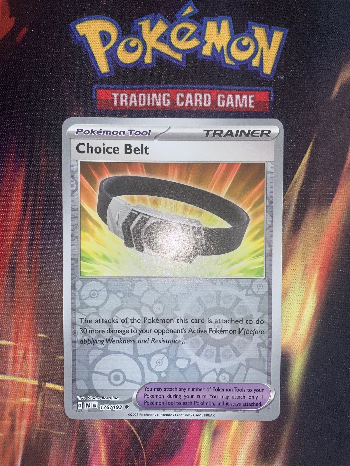 🌪176/193 Choice Belt Reverse Holo Paldea Evolved Pokemon TCG | eBay UK