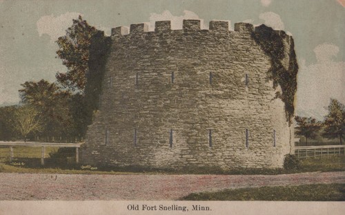 Old Fort Snelling Minnesota Architecture Divided Back Vintage Post Card ...