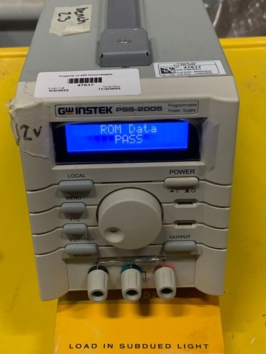 GW Instek PSS-2005 Programmable Power Supply - 2022 Calibration | eBay