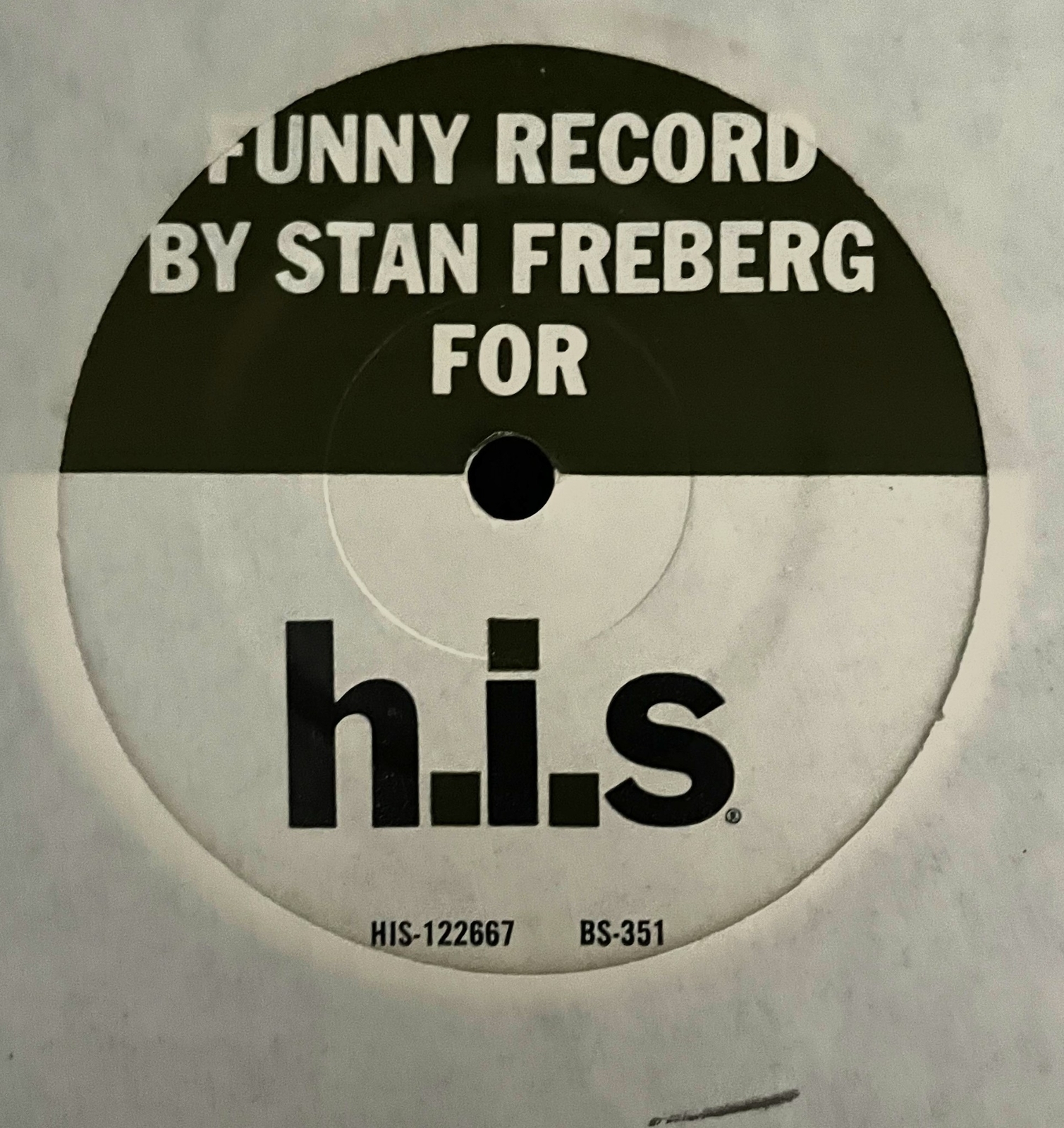Stan Freberg-ORIGINAL 1970's H.I.S. Clothing Radio Commercials-7"-33 ...
