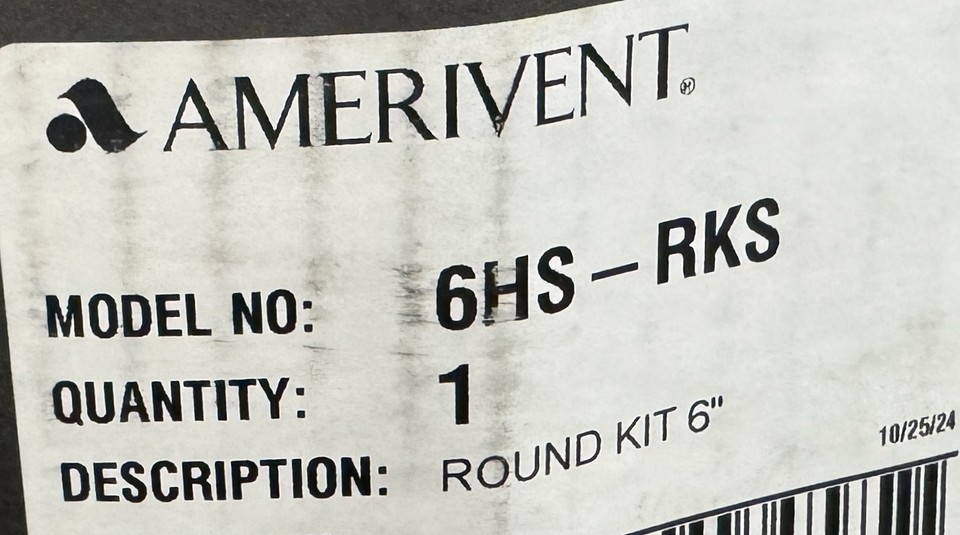 AMERI-TEC 6HS-RKS 6" Insulated Chimney Stove Pipe Installation Kit 6188619 | eBay