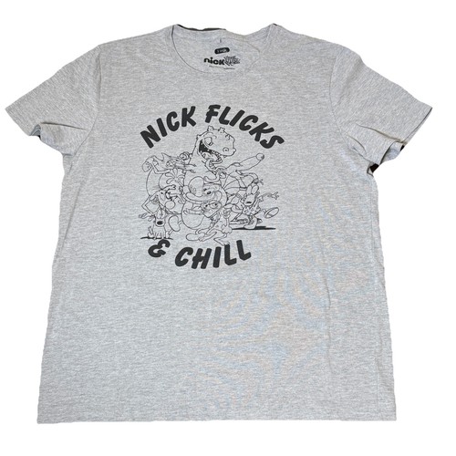 Nickelodeon XL Nick Flicks And Chill Rugrats Men’s T Shirt Retro 90s ...