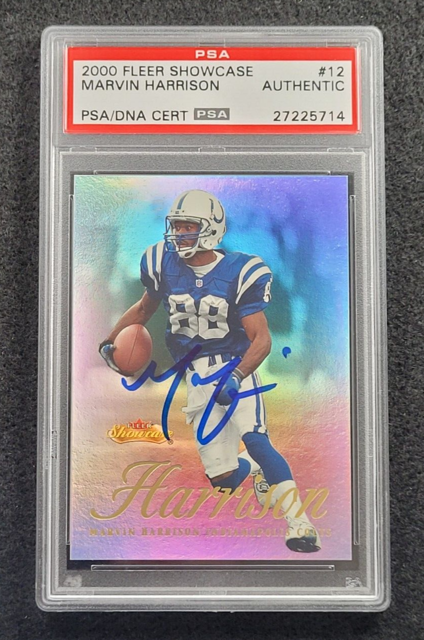 Marvin Harrison Autographed Memorabilia | Signed Photo, Jersey ...