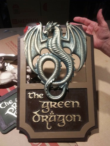 Inn of the Green Dragon Sign LOTR, Green Dragon Sign | eBay