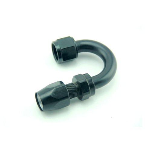 Universal Swivel Braided Oil Hose Adapter Aluminum AN10 180 Degree Hose ...