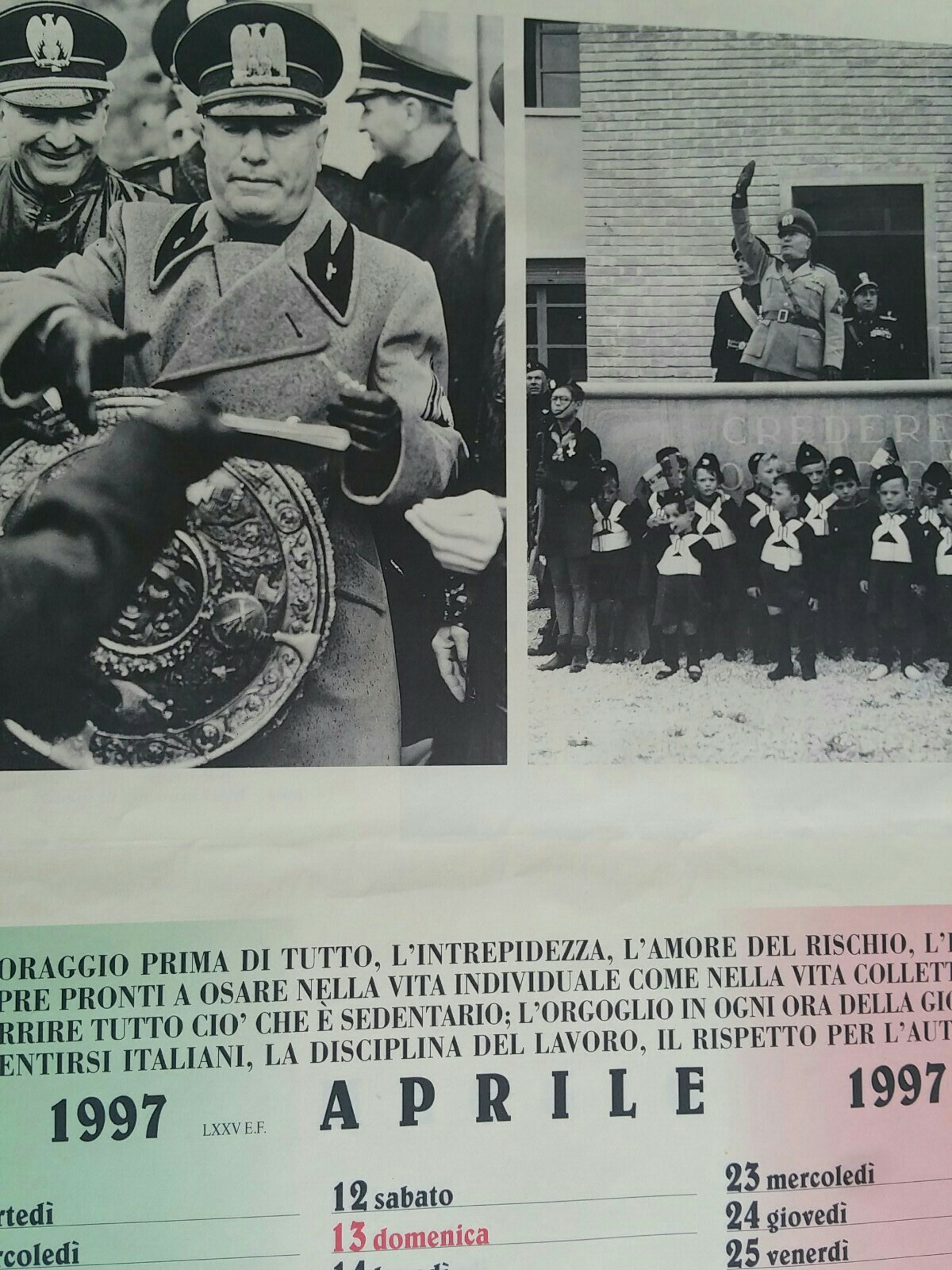 Mussolini Fascist posters uniforms photos | Grelly UK