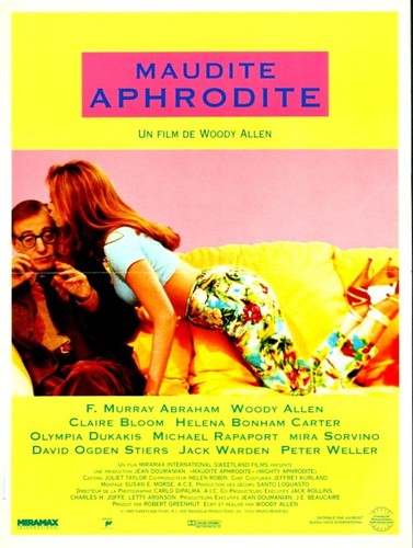 Woody Allen Helena Bonham Carter MIGHTY APHRODITE 1995 FRENCH POSTER 16x21 | eBay