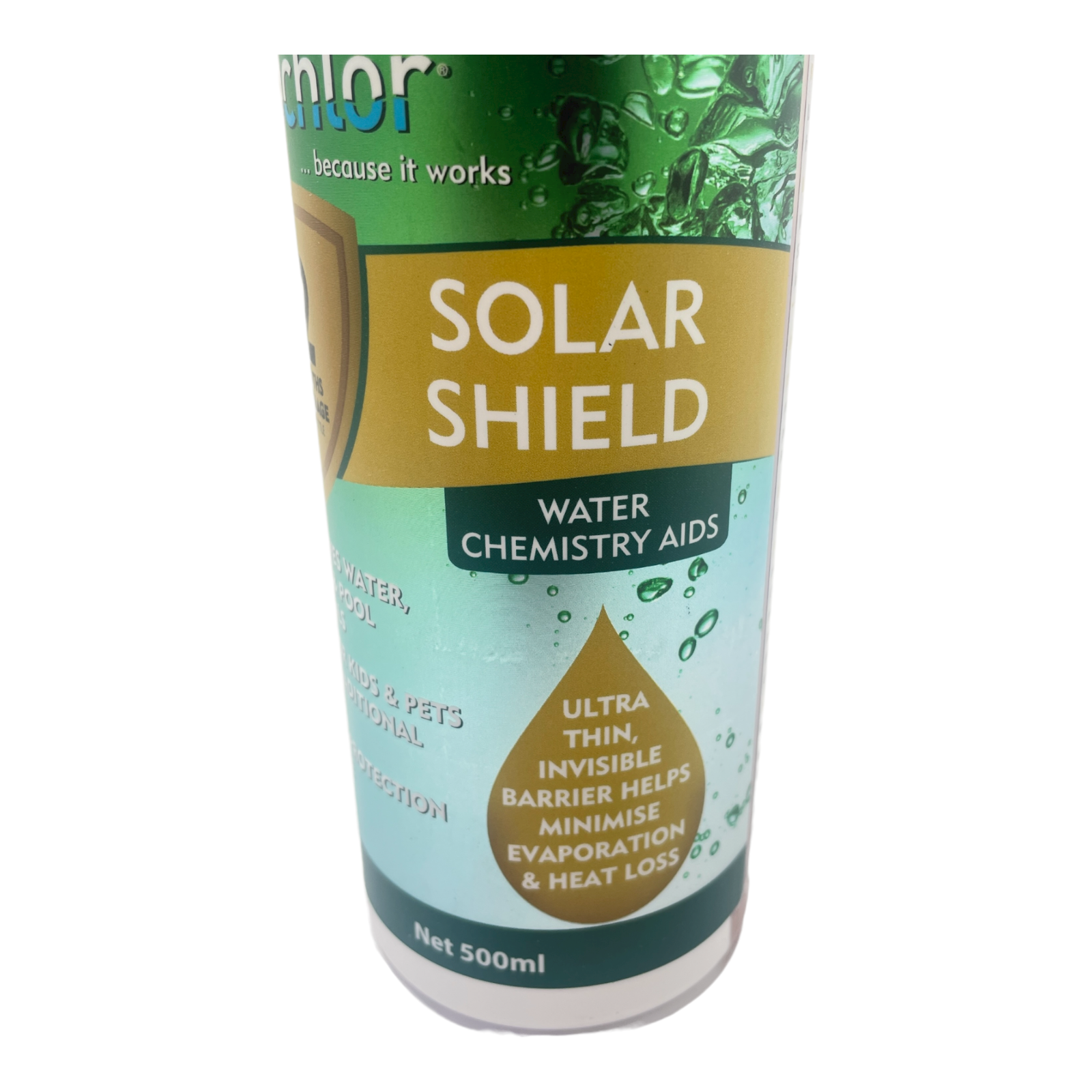 Lo Chlor Solar Shield 500mL Anti Evaporation Heat Loss Aid Invisible ...