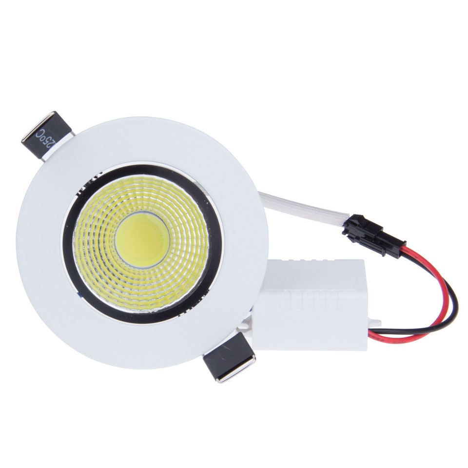 Dimmable 6W 9W 12W 15W COB LED Downlight Ceiling Reccessed Spot Light ...