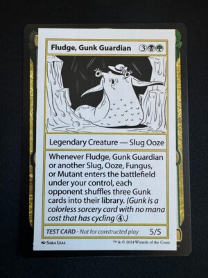 MTG Fludge, Gunk Guardian (Playtest Card) Mystery Booster 2 NM/PACK ...